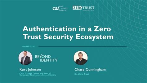 Zerotrust Cybersecurity Webinar Beyond Identity