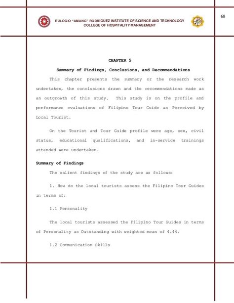 Findings Summary Example At Santos Long Blog