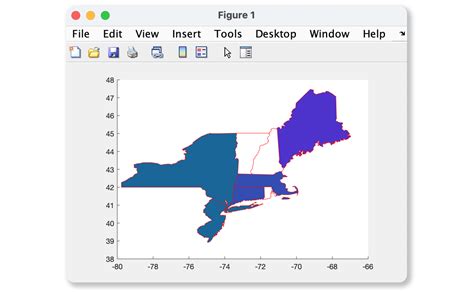 Color Of Border In Polygon Mapshow Matlab Stack Overflow