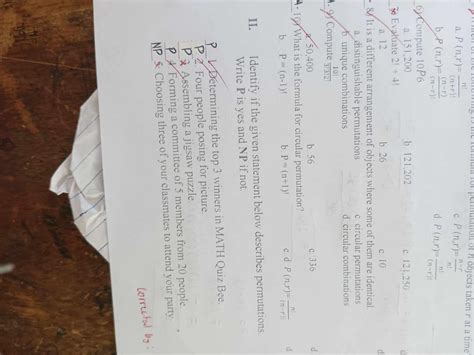 Permutations Word Problem Raskmath
