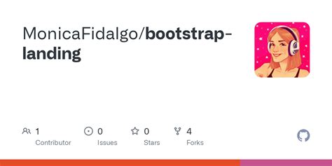 Github Monicafidalgo Bootstrap Landing