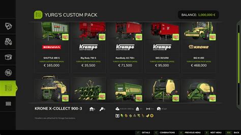 FS25 Yurg S Custom Pack V1 2 Farming Simulator 19 17 15 Mod