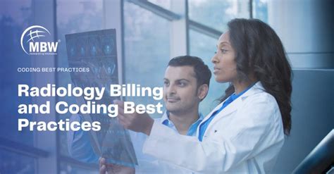 Radiology Billing And Coding Best Practices Mbw Rcm