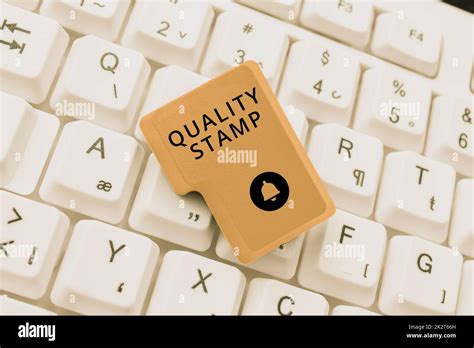 Writing Displaying Text Quality Stamp Business Approach Seal Of