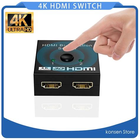 Hdmi Compatible Splitter 4k Switch Kvm Bi Directio Vicedeal