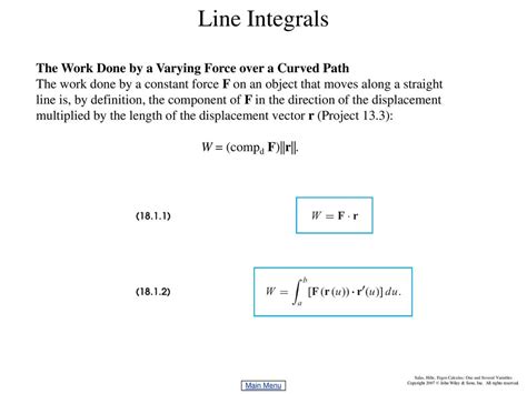 chapter 18 line integrals and surface integrals ppt download