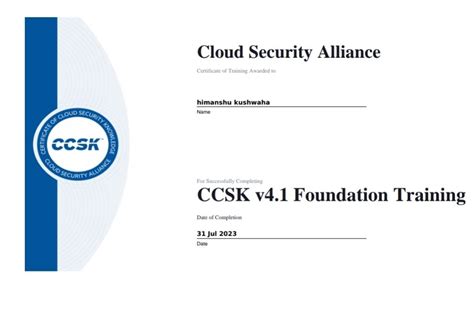 Himanshu Kushwaha On Linkedin Cisco Cloud Security Certificate