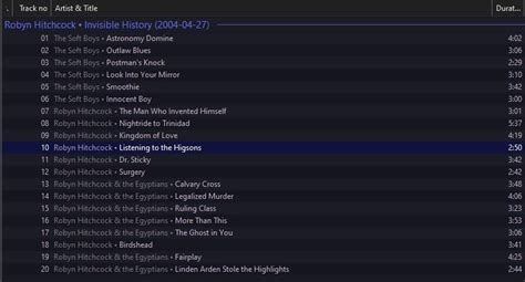 Columns Ui Dim Part Of Column Text Rfoobar2000