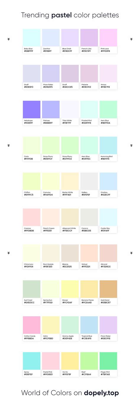 Top 10 Trending Pastel Color Palettes In 2021 On Behance Pastel