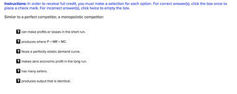 Solved Instructions In Order To Receive Full Credit You