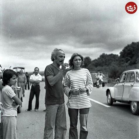 عکس‌های رنگی گوگوش و بهروز وثوقی در پشت صحنۀ فیلم همسفر سال ۱۳۵۴