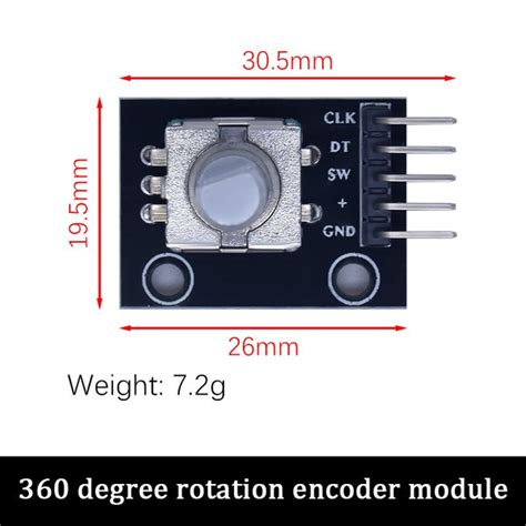 Модуль поворотного энкодера Wavgat для разработки датчика кирпича Arduino круглая аудио