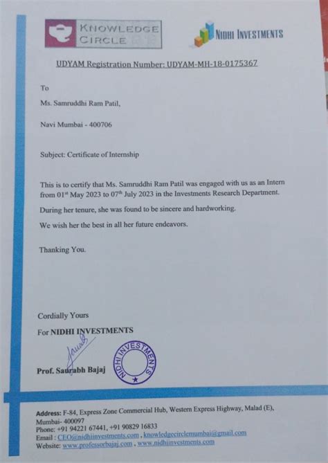 Samruddhi Patil On Linkedin Connections Opportunity Internship