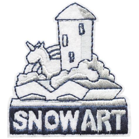 Gsni Snow Art Fun Patch Girl Scout Shop