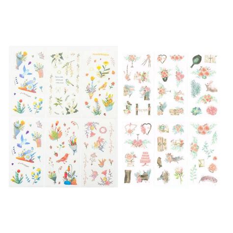 ส่งฟรีไม่ใช้โค้ด สติ๊กเกอร์ เนื้อกระดาษ ไดคัทแล้ว เซ็ท 3 6 9 แผ่น คละลาย น่ารักๆ Everything