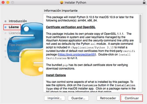 Instalación De Python En Macos Datacrítica