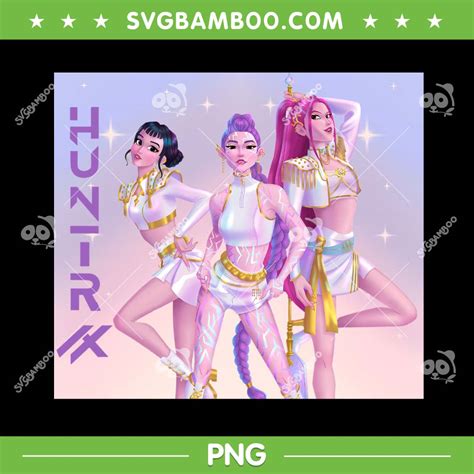 Huntrix Golden Png Kpop Demon Hunters Huntrix Band Png