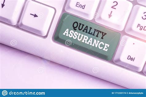 Handwriting Text Writing Quality Assurance Concept Meaning Preventing Mistakes And Defects In