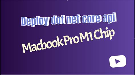 How To Deploy Dotnet Core Api With Docker In Macbook Pro M1 Chip