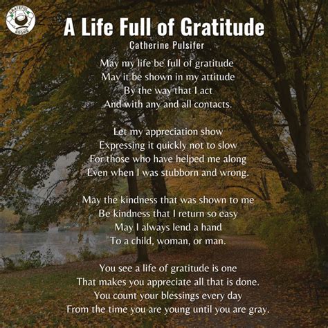 Thankful Poems A Life Full Of Gratitude Grateful Gnome