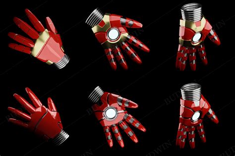 Iron Man Finger Template