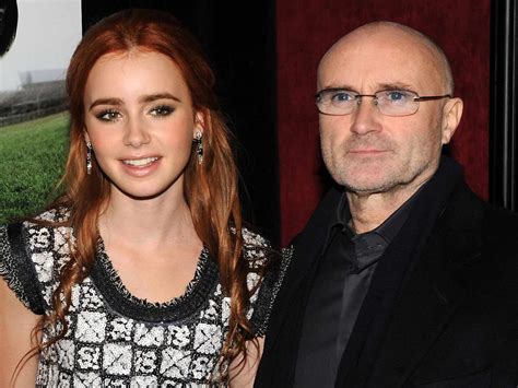 Lily Collins Et Phil Collins Phil Collins Aujourdhui Pbcyj