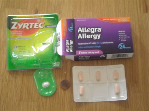 Difference Between Allegra Fexofenadine And Zyrtec Cetirizine