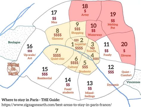 파리여행 꿀팁 파리와 일드프랑스 구별 주요명소 치안 및 숙소 위치 추천 구역1~20구과 존1~6존 네이버 블로그