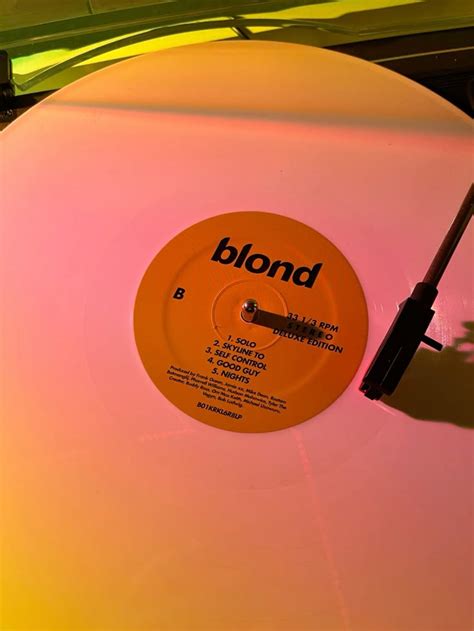 Frank Ocean Blond Vinyl Frank Ocean Blonde Vinyl Frank Ocean Blonde