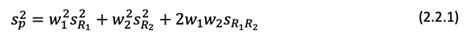 Portfolio Variance Explained Calculation Covariance Matrix And