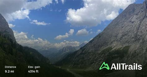 Peace Trail Segment 28 Contrin Refuge Fedaia Pass Trentino Italy