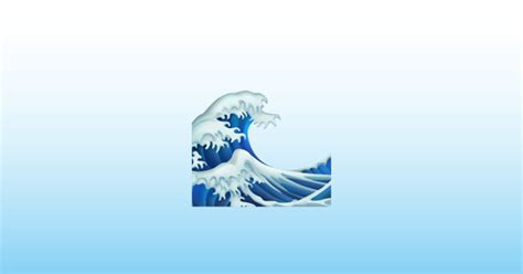 Wasserwelle Emoji