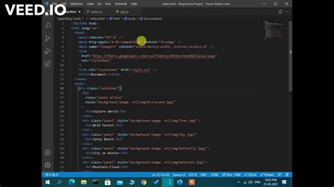 Vinod Th On Linkedin Day 1 Project In Html Css Js It Is A Expanding