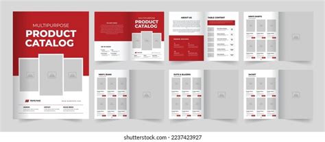 Product Catalog Catalog Design Catalog Layout Stock Vector Royalty