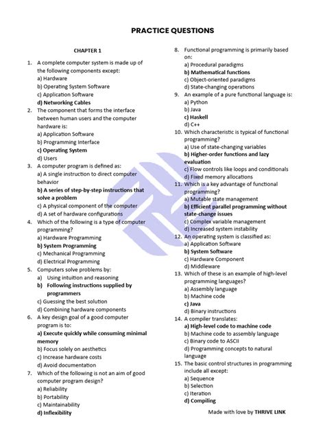 Computer Programming Cos 201 Chapter 1 And 2 Pdf Computer