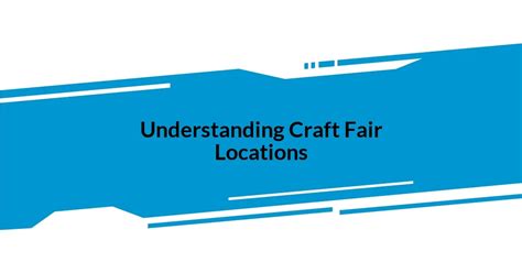My Guide To Choosing Craft Fair Locations 20 Trivia Questions And Answers
