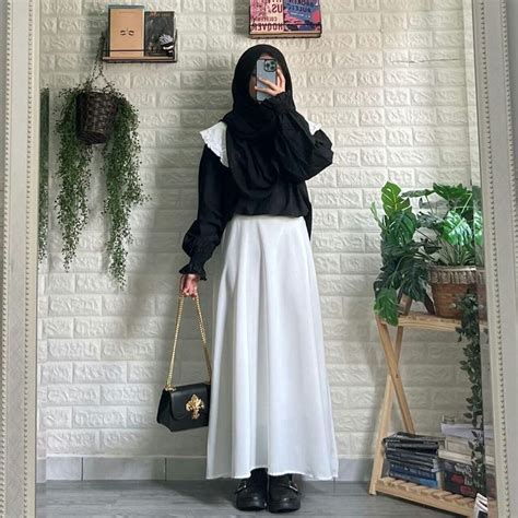 Hijab Ootd Remaja Kekinian Modest Fashion Outfits Muslimah Fashion Outfits Muslim Outfits Casual