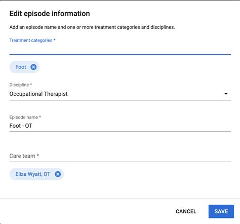 How Do I Edit Hep Episode Details Care Team Rtm Outcomes Messaging And More Medbridge