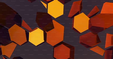 공중에 떠 있는 주황색 큐브 무리 사진 Unsplash의 3d 이미지