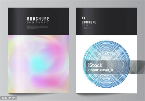 A4 형식 현대 표지 샘플 레이아웃의 벡터 일러스트 레이 션 브로셔 잡지 전단지 책자 보고서에 대 한 서식 파일을 디자인 합니다 최소한의 디자인의 추상 화려한 기하학적 배경