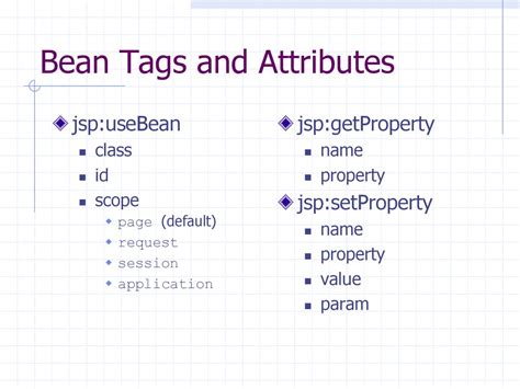 cs320 web and internet programming java beans ppt download