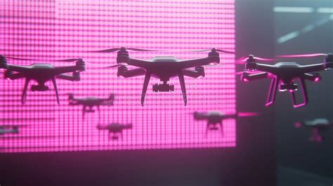 Ai Generated Drone Swarm Stock Illustration Illustration Of Futuristic 367554675