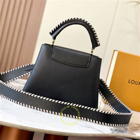 Túi Xách Lv Nữ Size To Màu đen Da Sần Sang Trọng Super Fake Giá Tốt