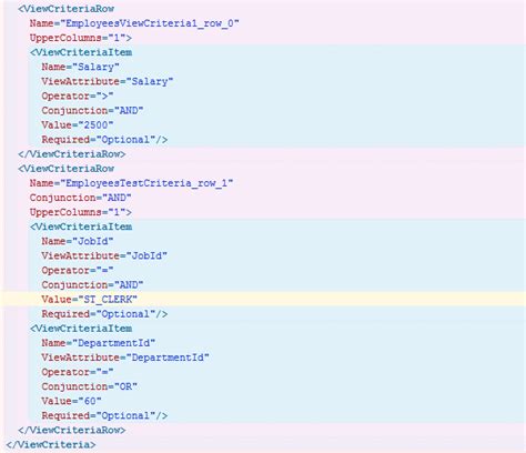 viewcriteria issue when using same attribute twice oracle jdeveloper 12 1 3 0 nodalpoint