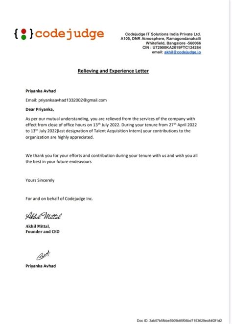 Priyanka Avhad On Linkedin Codejudge Inc