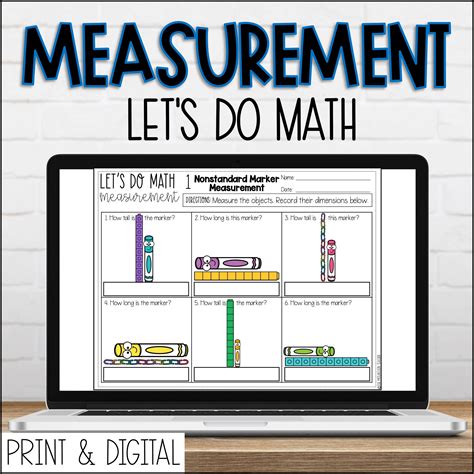 Digital Lets Do Math No Prep 2nd Grade Measurement Worksheets And Videos Classful