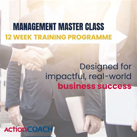 Upskill For Success With Management Master Class Actioncoach West
