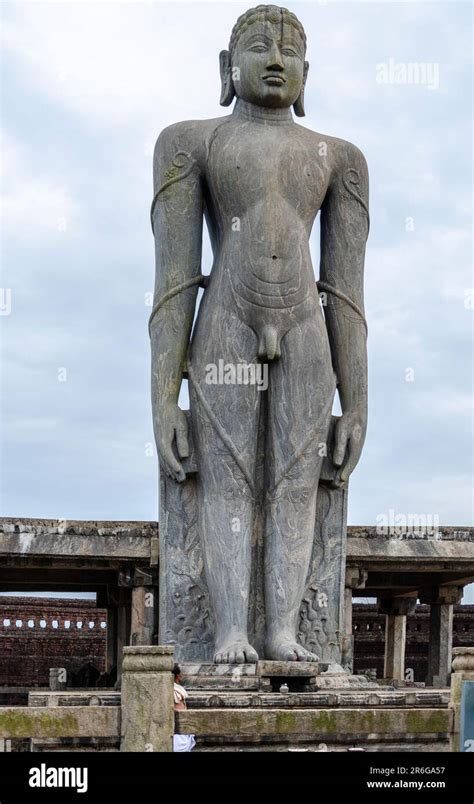 Granite Monolith Statue Of Shri Gomateshwara Bahubali At Karkala