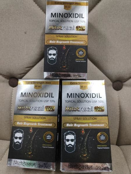 Mitotrexal Minoxidil 10 лосьон для волос и бороды Индия общая информация и описание