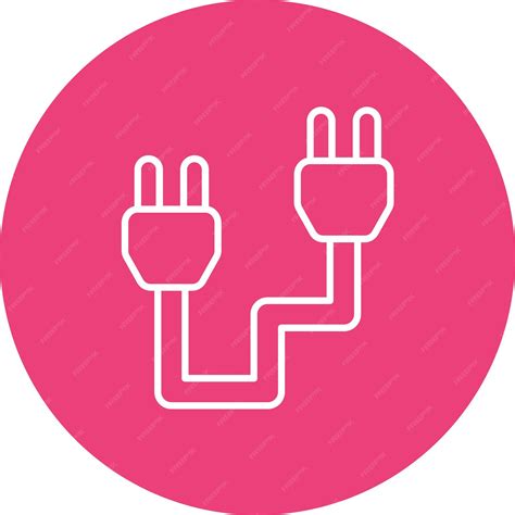 Premium Vector Extension Cord Vector Illustration Style